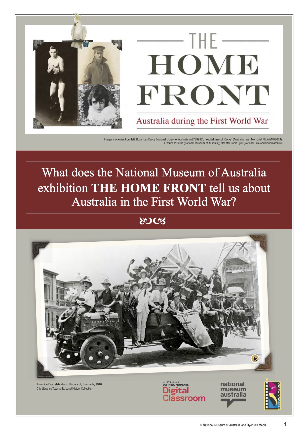 Extra resources | Australia’s Defining Moments Digital Classroom ...